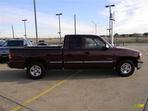 Dark Carmine Red Metallic Chevrolet Silverado Ls Extended Cab