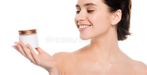 Cheerful Naked Girl Sitting On The Table In Office Stock Image Image Of Body Positive 233579429