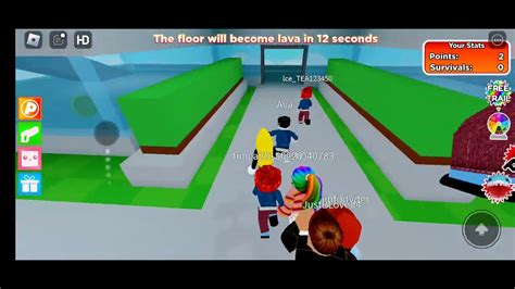 De Vloer Is Lava Roblox Youtube