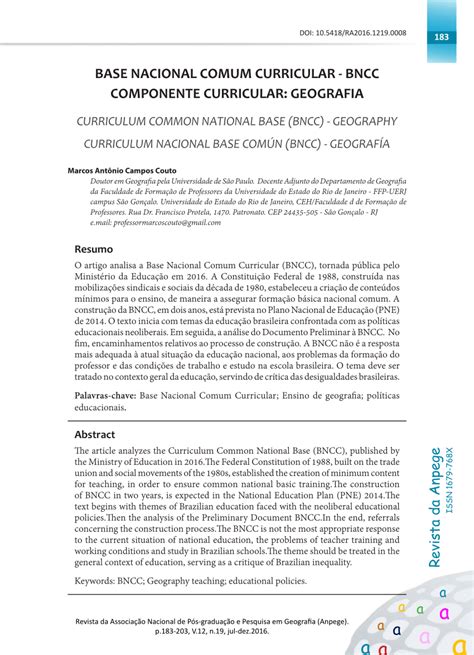 Base Nacional Comum Curricular Saiba Tudo Sobre A BNCC