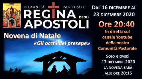 Novena Di Natale Comunit Pastorale Regina Degli Apostoli