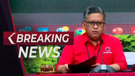 BREAKING NEWS Sekjen PDIP Hasto Kristiyanto Tanggapi Putusan MK