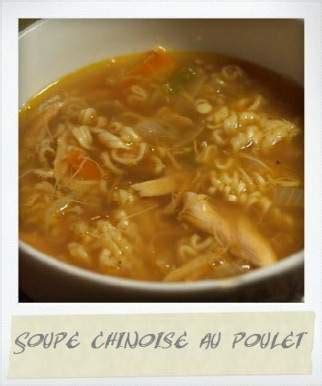 Soupe Chinoise Au Poulet Recette Ptitchef