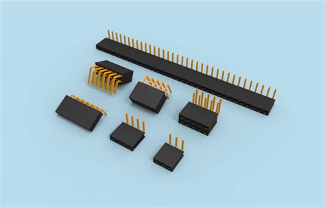 Right Angle Female Header SCONDAR