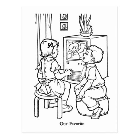 Imagenes De Ni Os Viendo Television Para Colorear Imagui