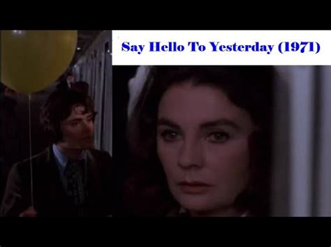 Say Hello To Yesterday 1971 Ending Scene Jean Simmons Leonard
