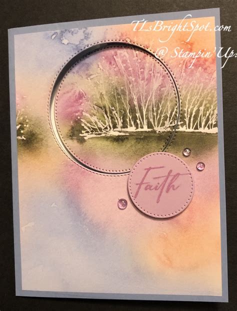 Stampin Up W Thoughtful Journey DSP Emboss Resist