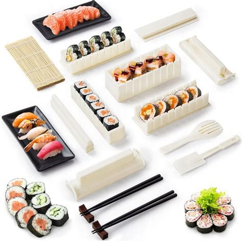 ZESTAW DO ROBIENIA SUSHI TALERZE PAŁECZKI MATA 17 14073459361