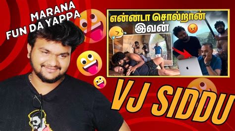 Reaction of Suriya பணண சனயம Vj Siddhu Vlogs Ok Reaction YouTube