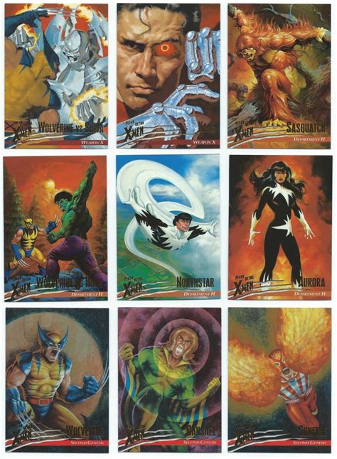 X MEN FLEER ULTRA WOLVERINE 1996 SET OF 100 CARDS NM MT EBay