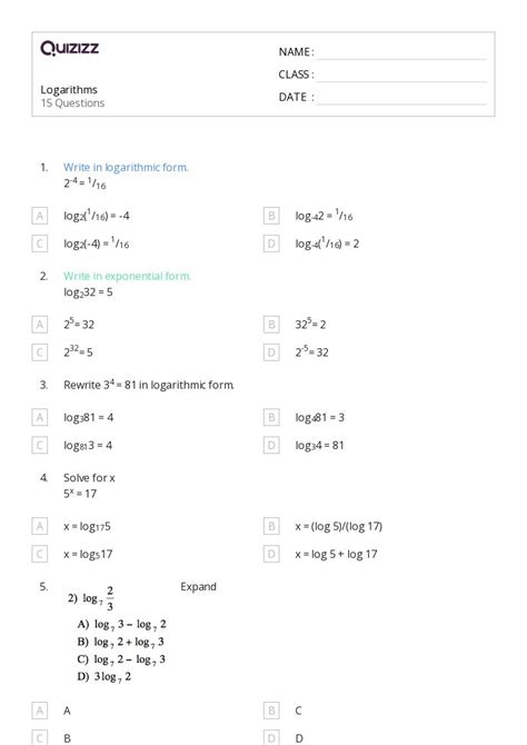 Math Worksheets For Th Class On Quizizz Free Printable
