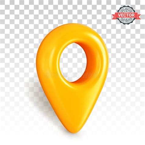 Yellow Location Icon Stock Illustrations Yellow Location Icon