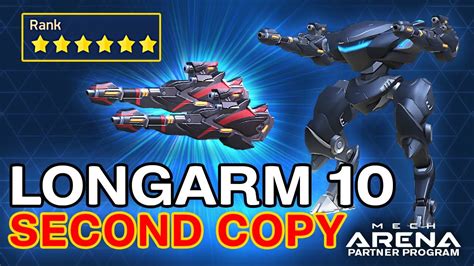 Second Copy Longarm 10 Upgraded To Rank 6 Mech Arena Robot