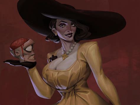 Lady Dimitrescu From Resident Evil Village Resident Evil Alcina Dimitrescu Hd Wallpaper