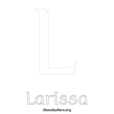 Free Printable Name Initial Stencils Stencil Letters Org
