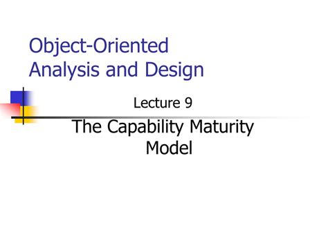 ppt object oriented analysis and design powerpoint presentation free download id 9439910
