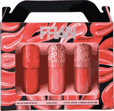 Kit Fran By Franciny Ehlke Glosslicious 3 Produtos