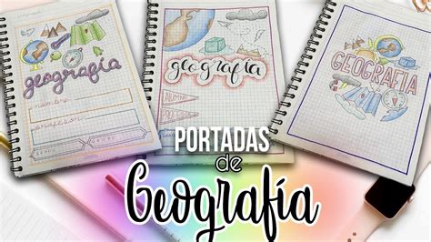 Portadas De Geograf A Dise Os Bonitos Ideas F Ciles Y Dibujos
