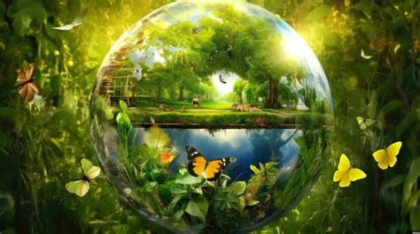ilustración imagen naturaleza y sostenibilidad Respetuoso del medio