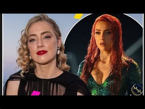 Amber Heard Breaks Her Silence On Her Role In Aquaman As She Admits
