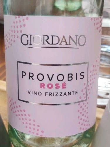 Giordano Provobis Frizzante Rosé Vivino US