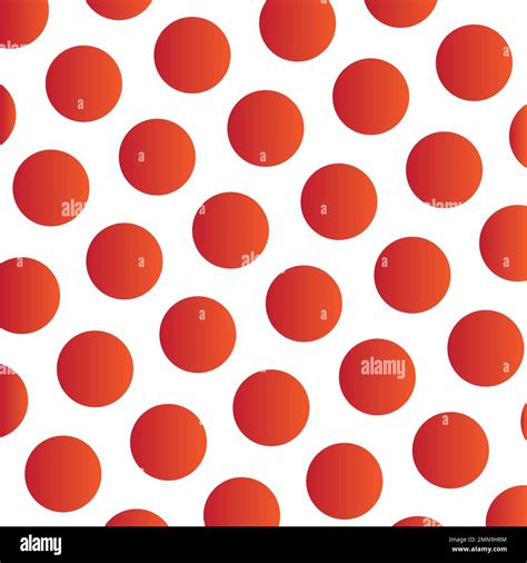 Seamless Red Polka Dot Pattern Background Stock Photo Alamy
