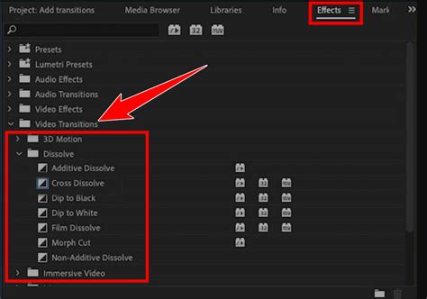 Premiere Pro Transition Explore Effects How To Import Alternatives