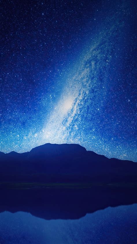 Starry Stars Night Sky Milky Way Anime Scenery Art 4k HD
