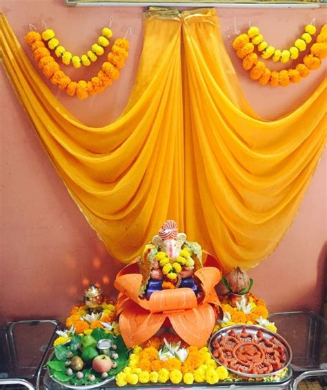 Diy Recycling Ganpati Pooja Decoration Ideas Hobby Lesson