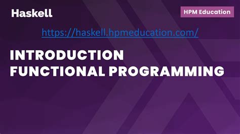 introduction to haskell part 1 introduction functional programming youtube