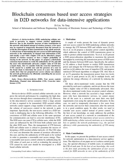 pdf blockchain consensus based user access strategies in d2d networks for data intensive