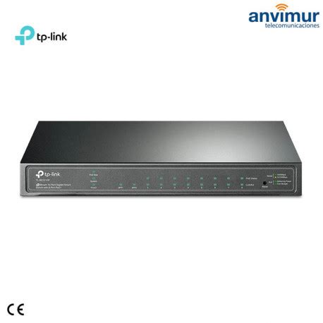 SG2210MP JetStream 10 Port Gigabit Smart Switch 8 Port PoE Anvimur
