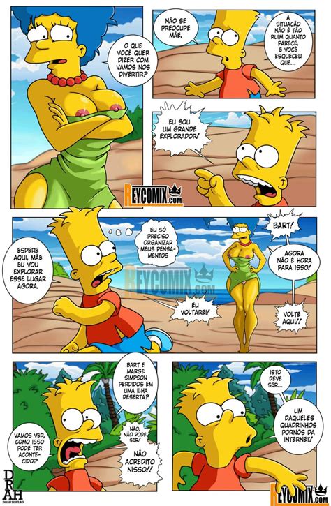 Os Simpsons Hentai Presos Na Ilha Deserta Hentai Hq Porno