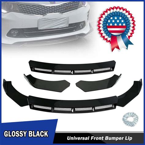 For Acura TL Front Bumper Lip Spoiler Splitter Diffuser Body Kit Glossy