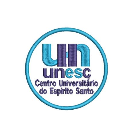Matriz de Bordado Unesc centro Universitário Elo7