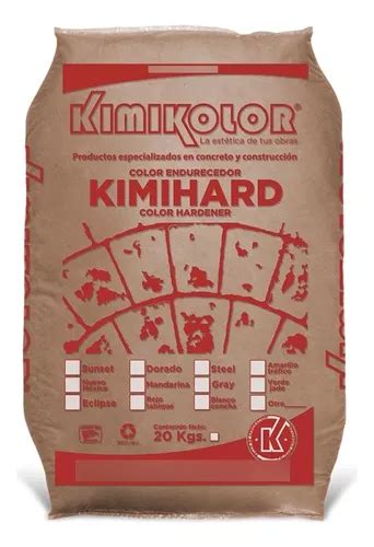 Color Endurecedor Para Concreto Estampado Kimihard 20 Kg Envío gratis