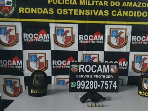 Rocam detêm suspeito arma de fogo na zona sul SSP