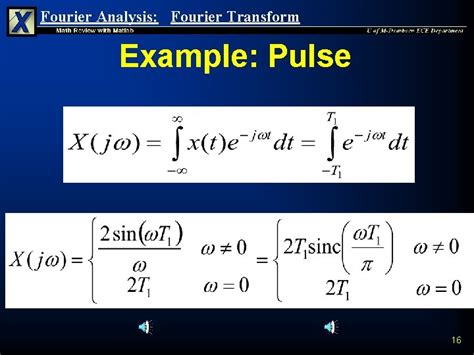 math review with matlab fourier analysis fourier transform