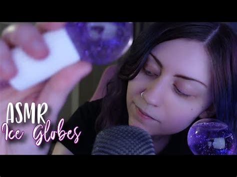 ASMR Ice Globes Liquid Sounds Visual Triggers