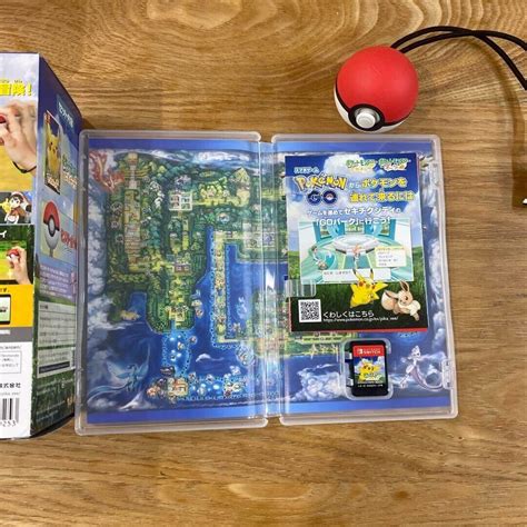 Let S Go Pikachu Pokemon Video Game Poke Ball Plus Pack Nintendo Switch