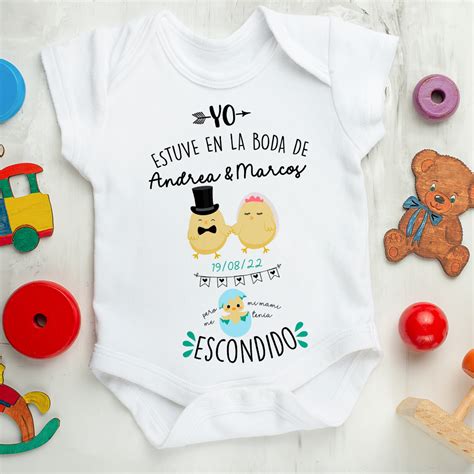 Body personalizado Yo también estuve en la boda de pero mi mami me
