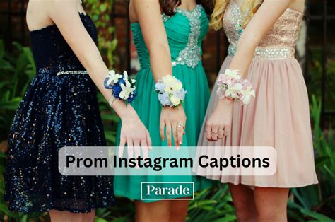 Prom Instagram Captions For Parade