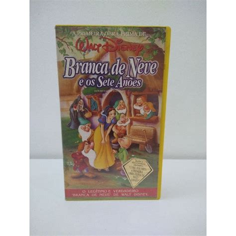 Vhs Branca de Neve e os Sete Anões Shopee Brasil
