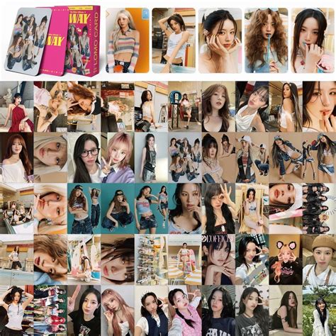 55pcs G I DLE Lomo Cards Klaxon I SWAY 2nd Full Album Single Wife
