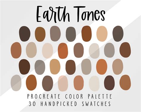 Warm Neutrals Procreate Color Palette Hex Codes Beige Atelier Yuwa