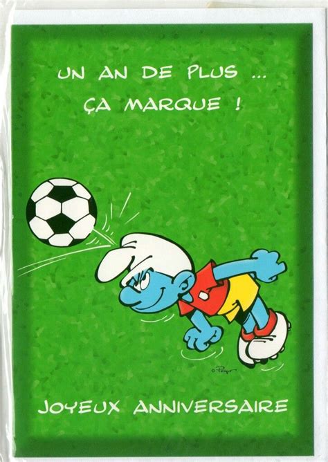 Arriba 42 Imagen Carte Anniversaire Humour Foot Fr Thptnganamst Edu Vn