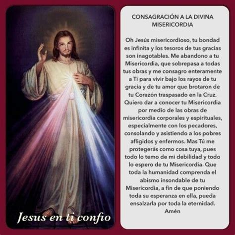 Lista 93 Foto Oracion A Jesus Dela Misericordia Para Pedir Un Favor