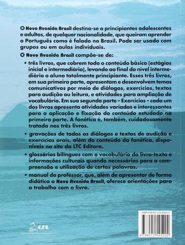 Curso Portugués Básico Novo Avenida Brasil 1 Con Cd Nuevo Cuotas sin