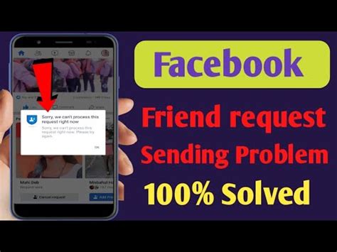 How To Fix Facebook Friend Request Sending Problem Facebook Sorry We