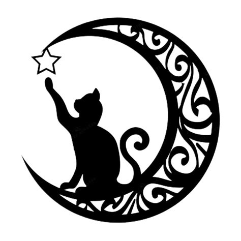 Black Cat Silhouette Cat Moon Ubicaciondepersonas Cdmx Gob Mx